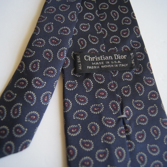 Dior | Accessories | Vintage Christian Dior Necktie Made In Usa Fabric | Poshmark